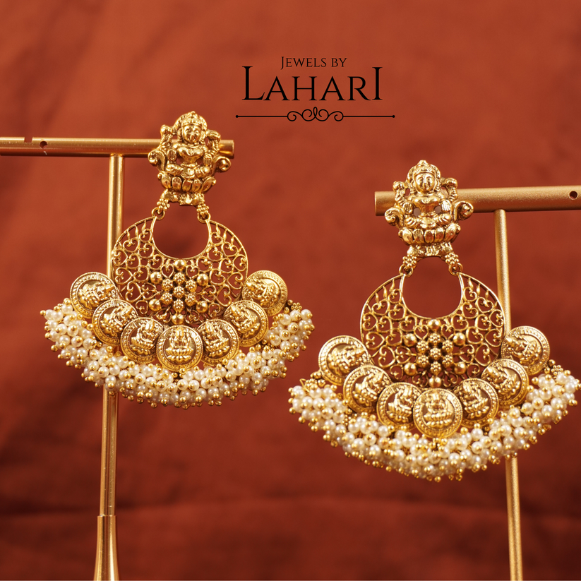 Kasu Guttapusalu Earrings – JEWELS BY LAHARI