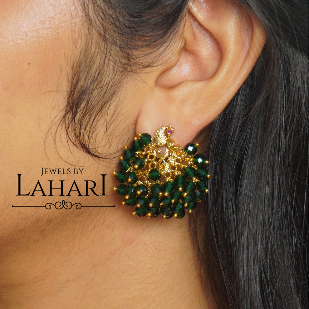 Mayuri Cluster Studs – JEWELS BY LAHARI